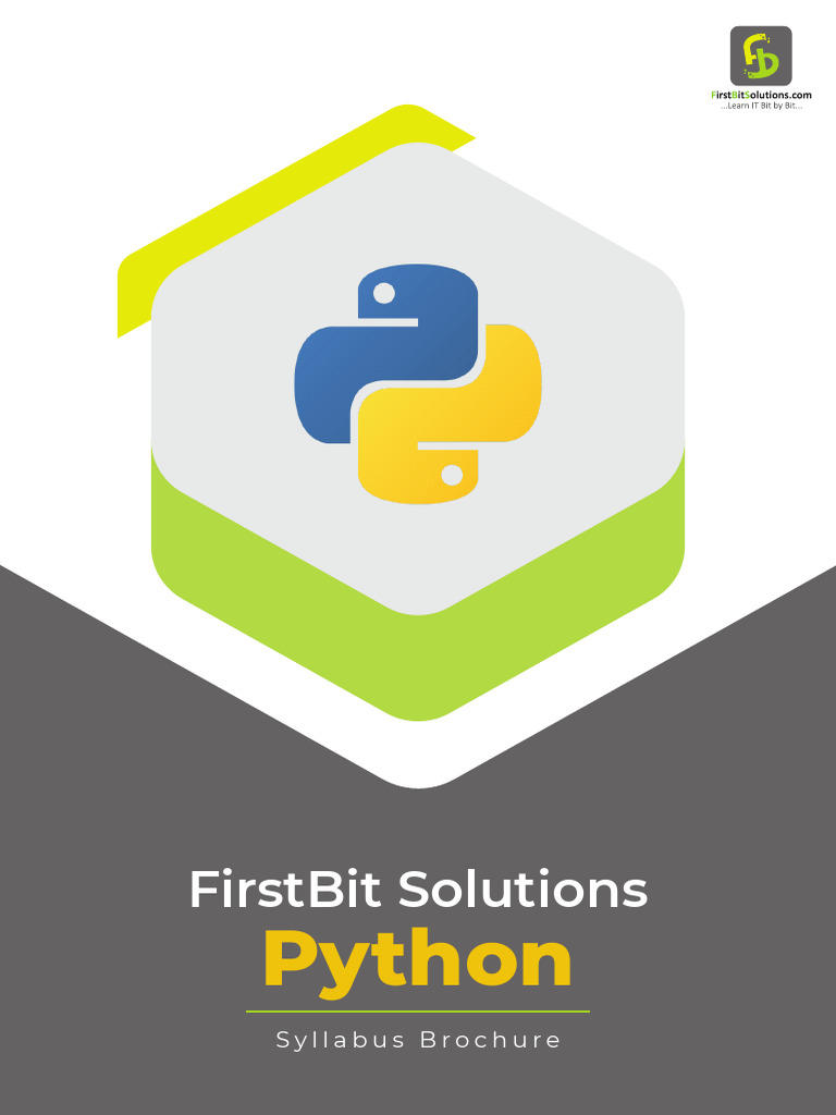 Firstbit Solutions: Python | PDF | Operating System | Python (Programming Language)
