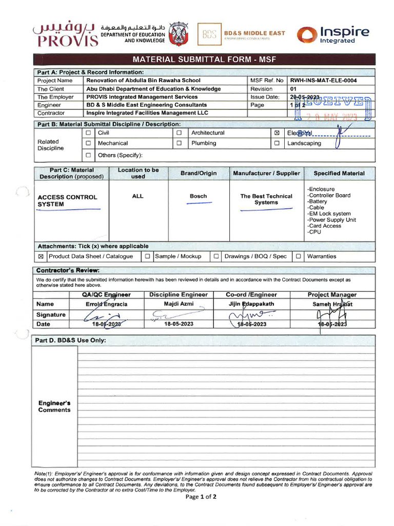 Access Control system | PDF