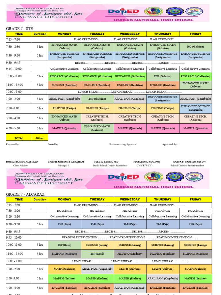 Revised Class Prog Version 3 | PDF | Government | Social Institutions