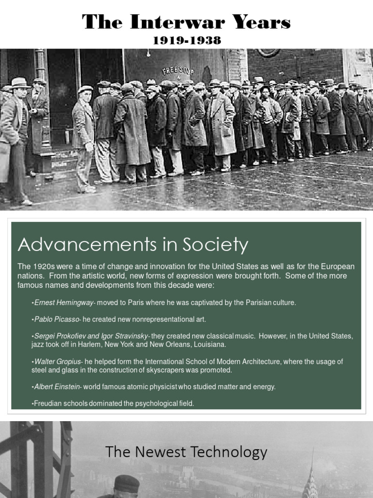 Interwar Years | PDF | Dawes Plan | World War I Reparations