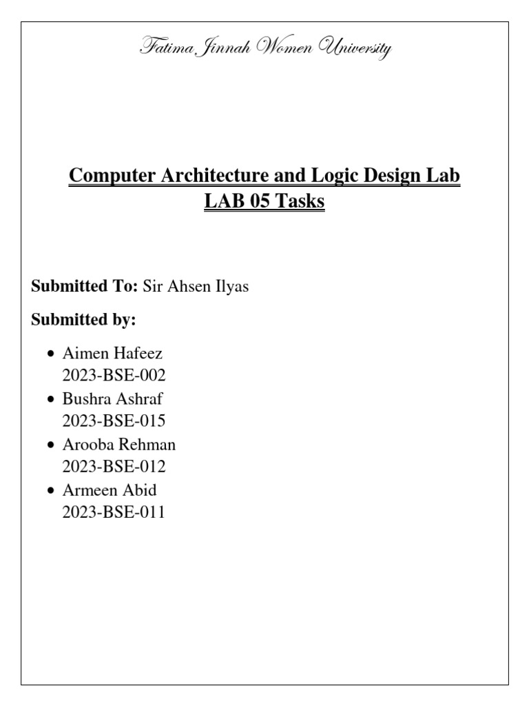 Lab 5 Cald | PDF | Logic Gate | Boolean Algebra