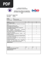 UPDATED Annex B. NSED Monitoring Reporting Template V 2025 | PDF ...