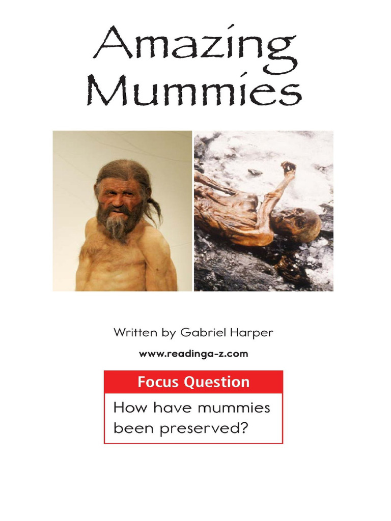 G02 Amazing Mummies | PDF