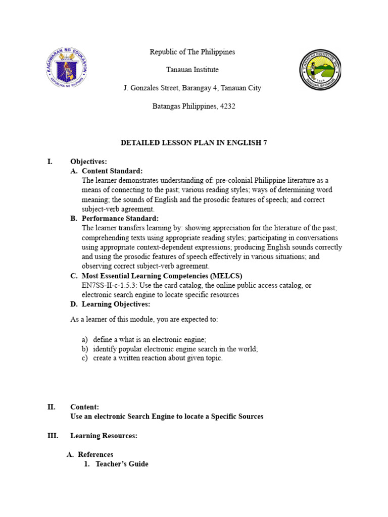 Technical Writing Lesson Plan | PDF | World Wide Web | Internet & Web