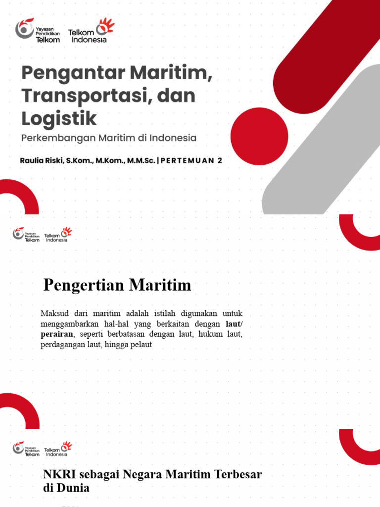 2-Perkembangan Maritim Di Indonesia | PDF | Perjalanan | Sains & Matematika
