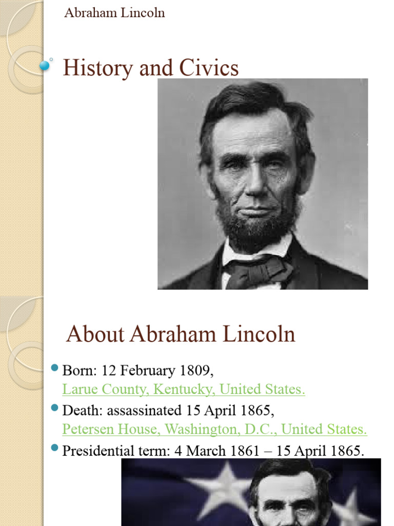 Rachith 8b Abraham Lincoln | PDF