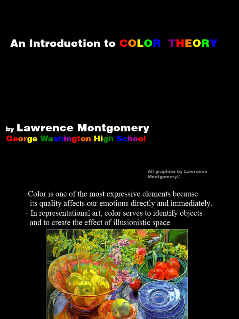 Color Theory in Art12 JNR | PDF | Color | Light