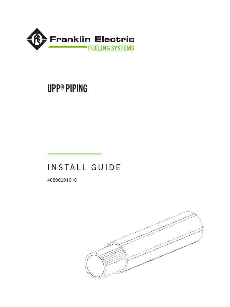 UPP Piping Install Guide | PDF | Pipe (Fluid Conveyance) | Polyethylene