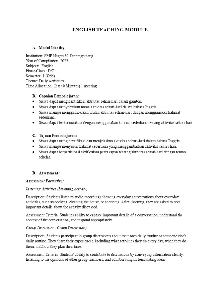 Lesson Plan MidTerm Fix | PDF | Simulation | Learning