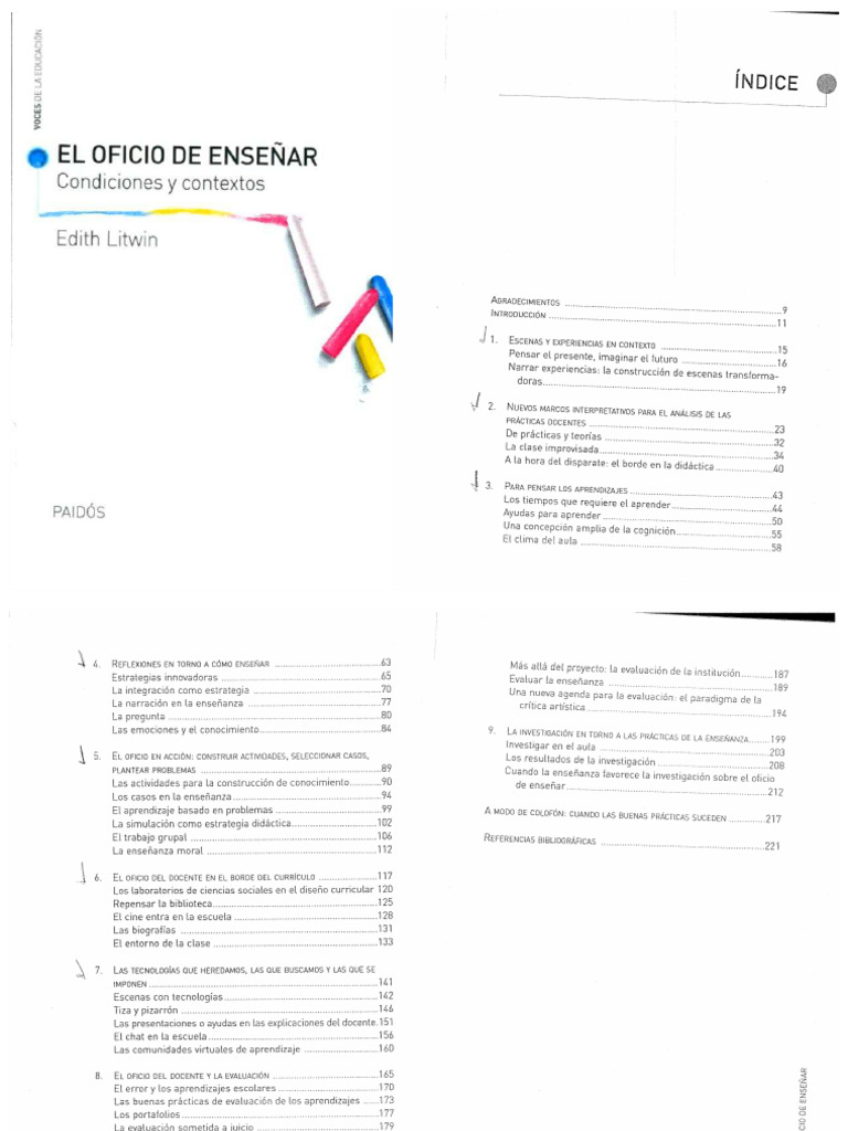 Litwin Edith El Oficio de Ensenar | PDF