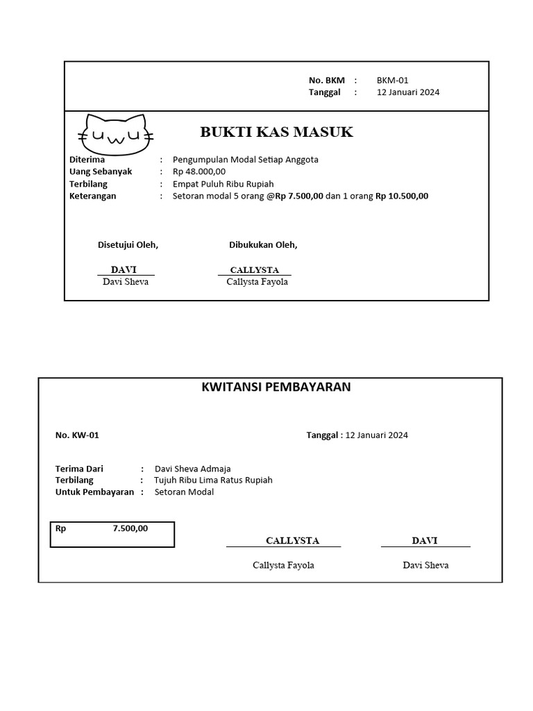 Bukti Transaksi | PDF