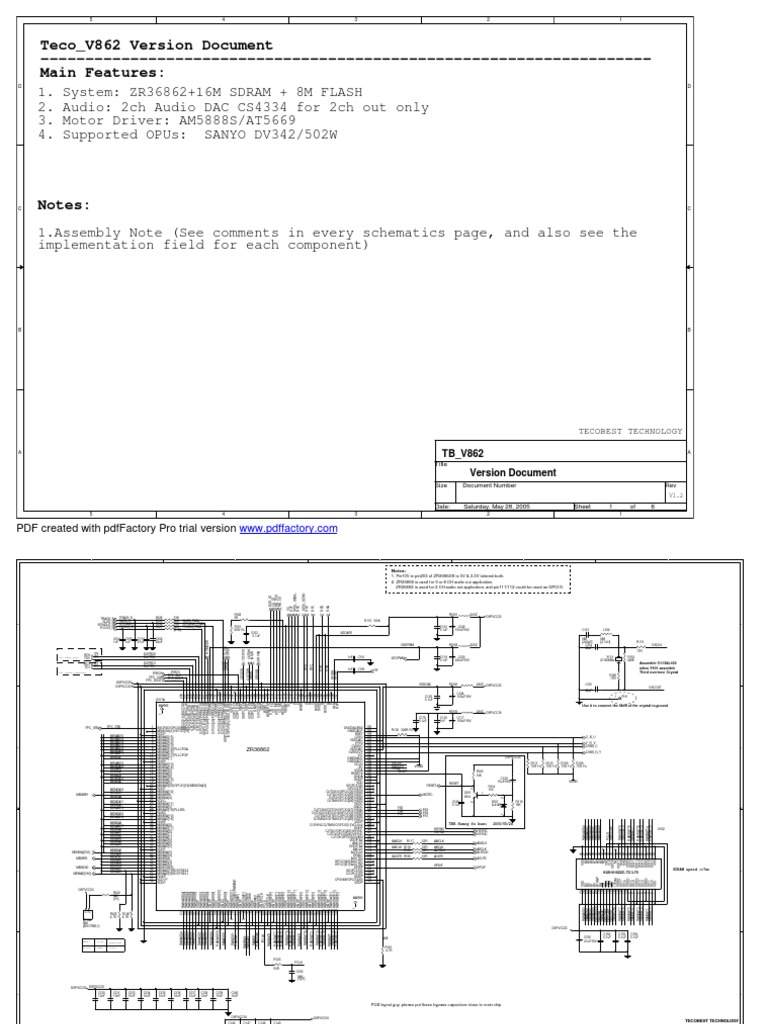 Schematic Diagram of A-600 and VC-910 | PDF