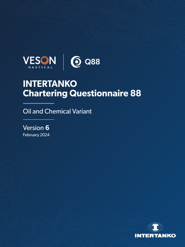 Q88-Intertanko Questionaire88 Version6 | PDF | Ships | Tonnage