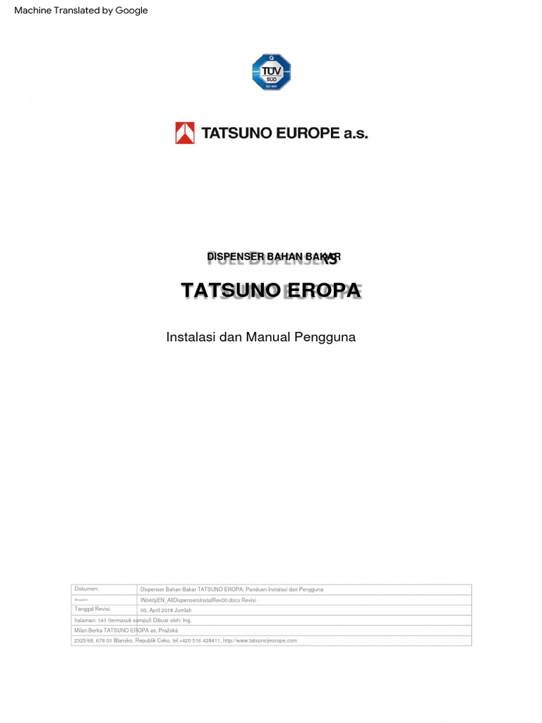 Tatsuno guide | PDF