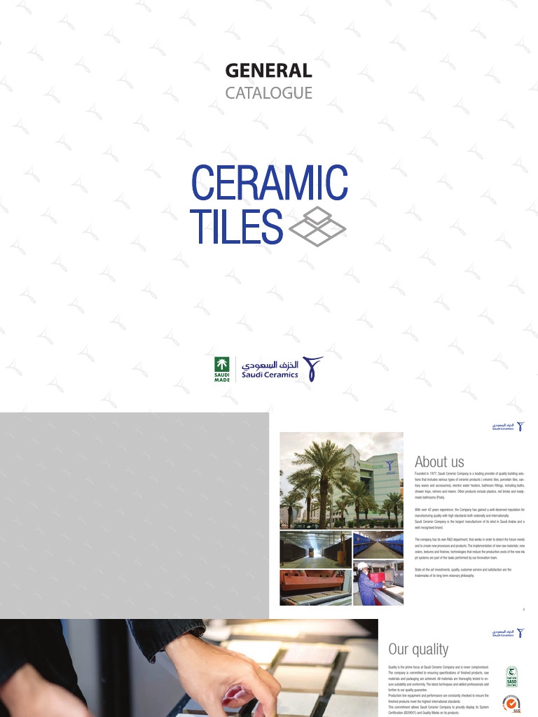 General Catalog Ceramic Tiles | PDF | Tile | Gulf Cooperation Council