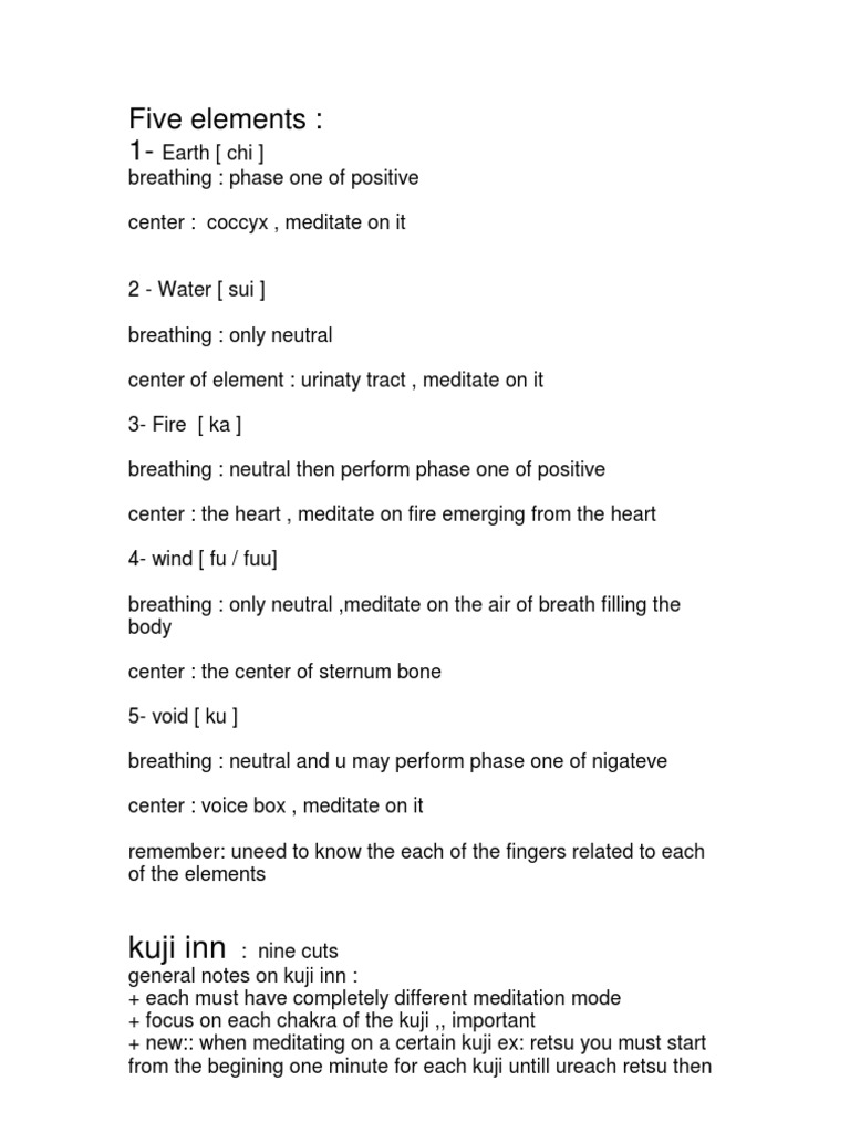 Kuji in | PDF | Chakra | Nondualism