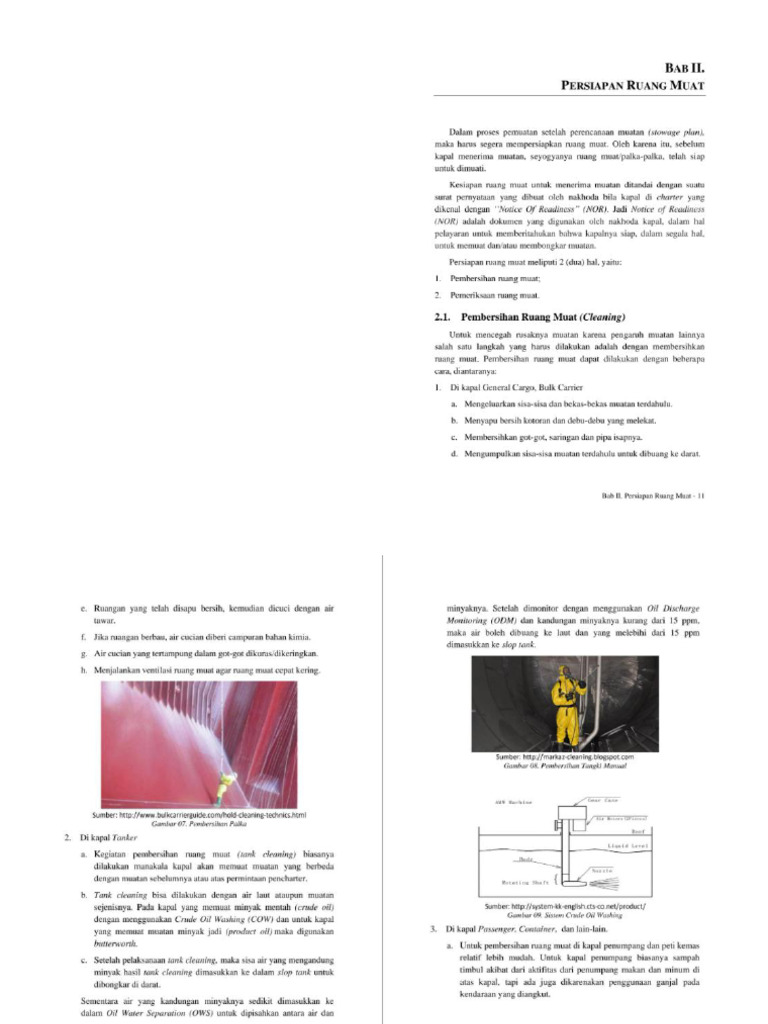 BAB II Persiapan Ruang Muat | PDF