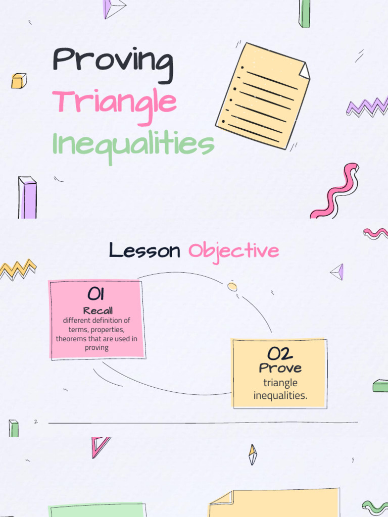 WEEK-3.1-PROVING-TRIANGLE-INEQUALITIES (1) | PDF | Triangle | Mathematics