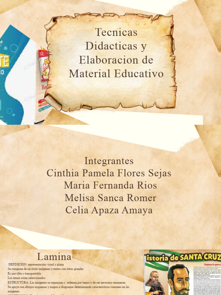Tecnicas Didacticas y Elaboracion de Material Educativo | PDF | Collage