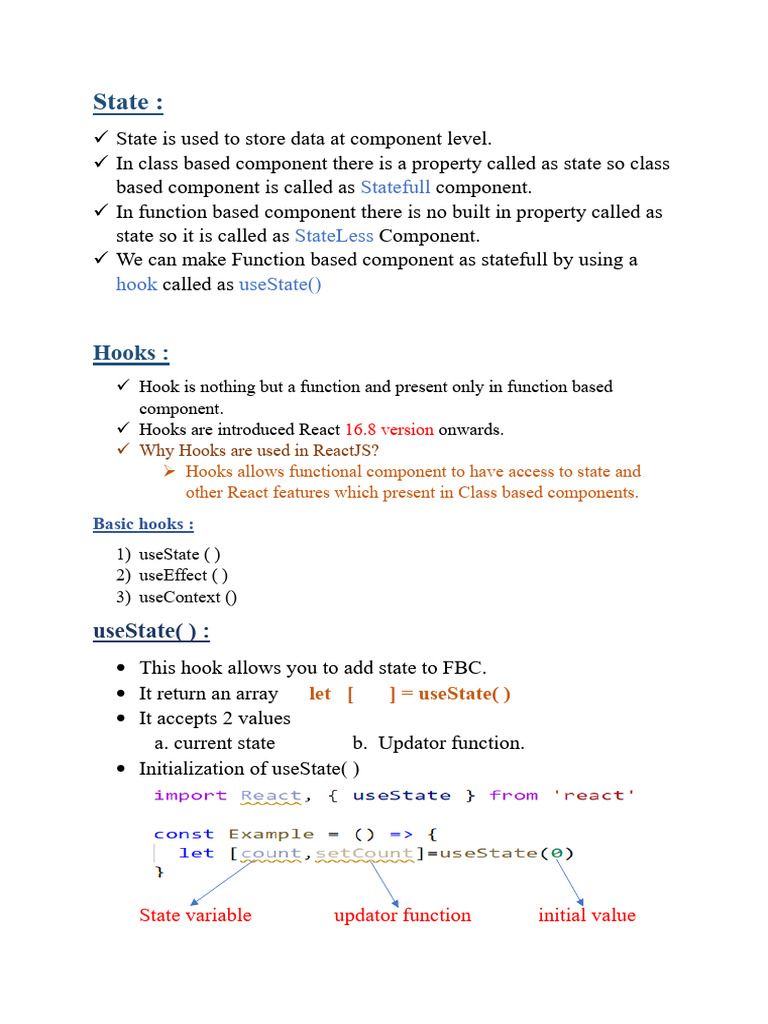 State and Props | PDF | Software | Computer Science