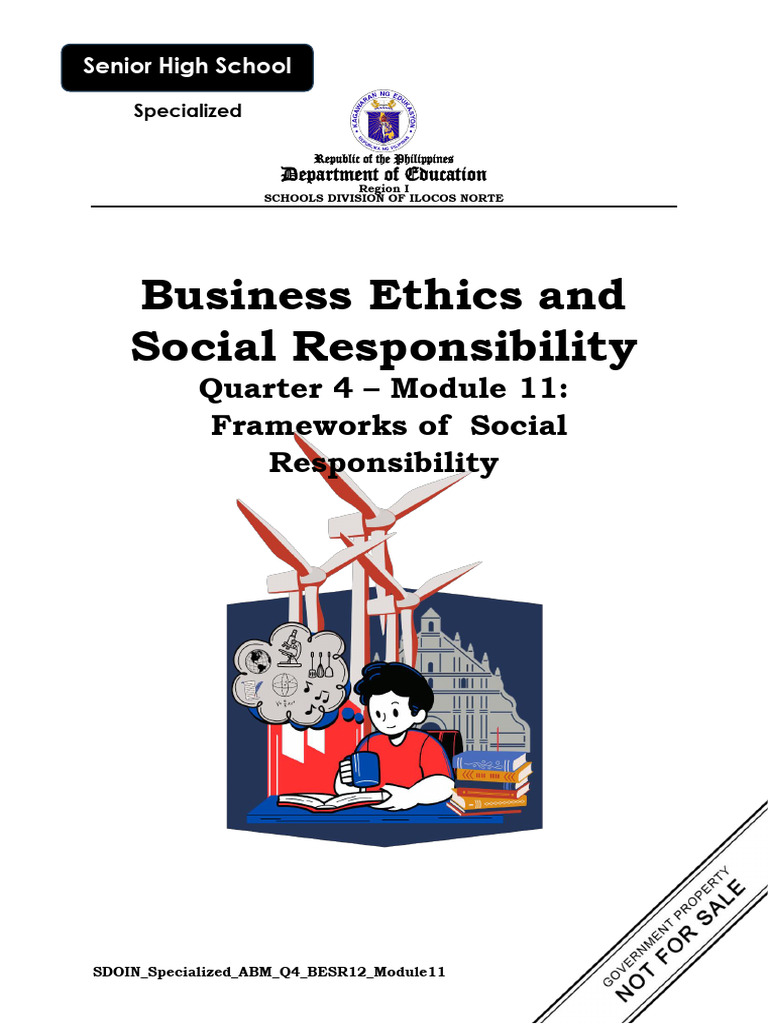 Business Ethics & Social Responsibility Framework | PDF | Corporate ...