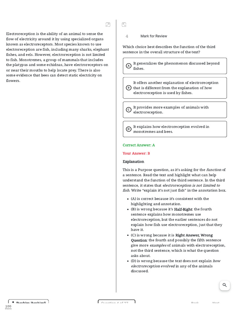 Question 4 Explanation - Digital SAT Mock Test 1, Section 1, Module 1 ...