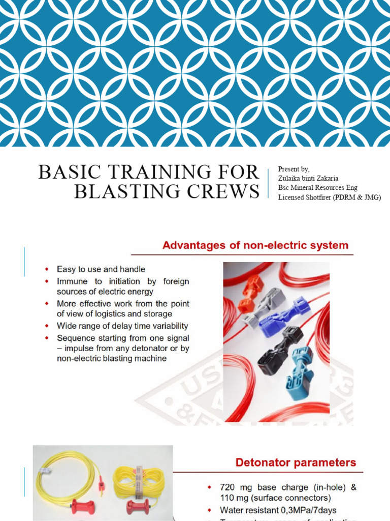Basic Training For Blasting Crews | PDF