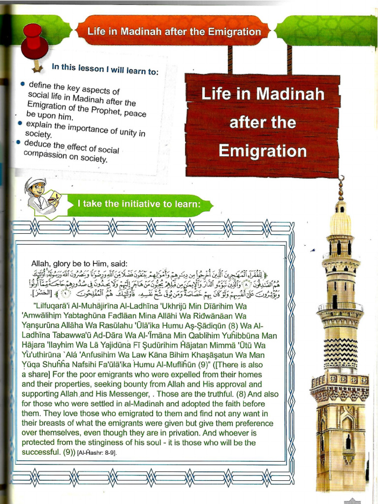 Life in Madinah After Hijrah | PDF