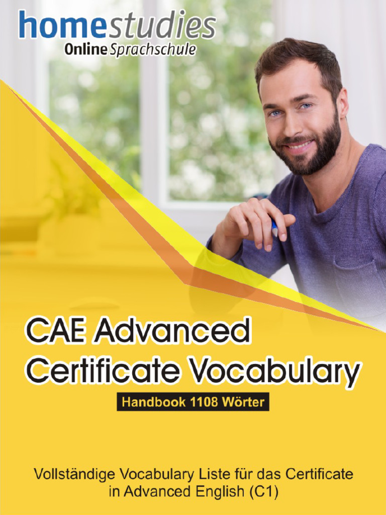 CAE Vocabulary Advanced Certificate in English Vocabulary List | PDF
