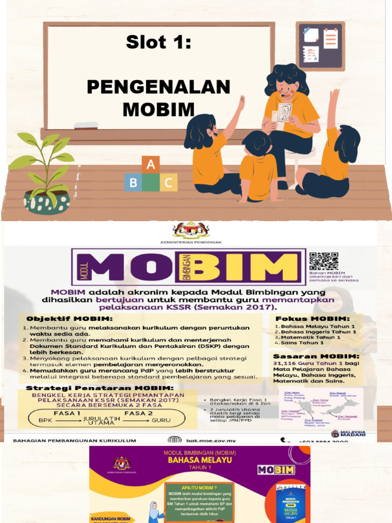 SLOT 1 BUKU MOBIM Tahun 1 Pengenalan | PDF