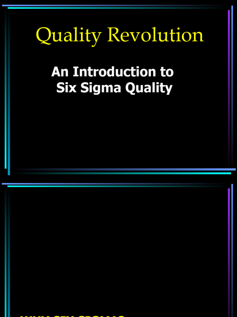 Quality Revolution | PDF | Six Sigma | Standard Deviation