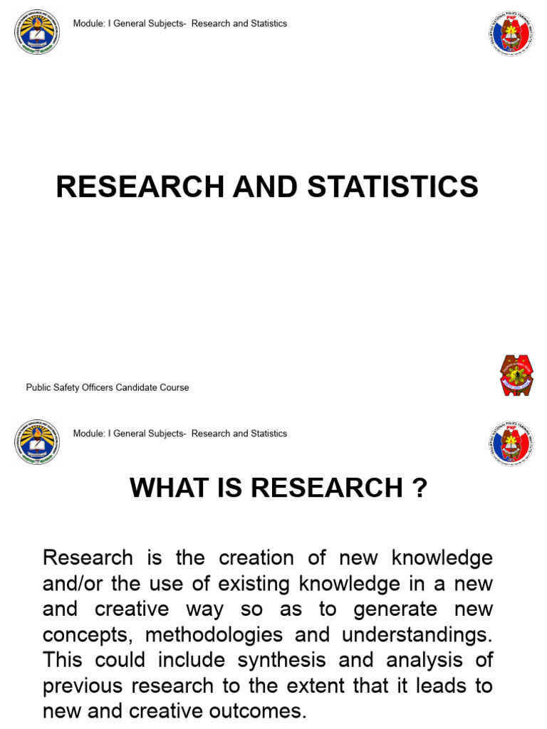 Research & Statistics | PDF | Statistics | Variance