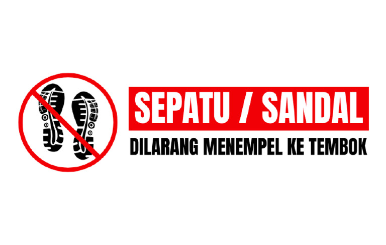 Himbauan Sepatu - Sandal | PDF