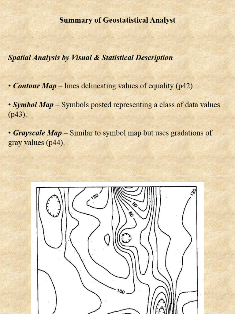 Summary of Geostatistical Analysis | PDF | Spatial Analysis | Covariance