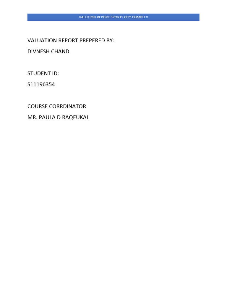 Valuation Report 2023 | Download Free PDF | Discounted Cash Flow | Real ...