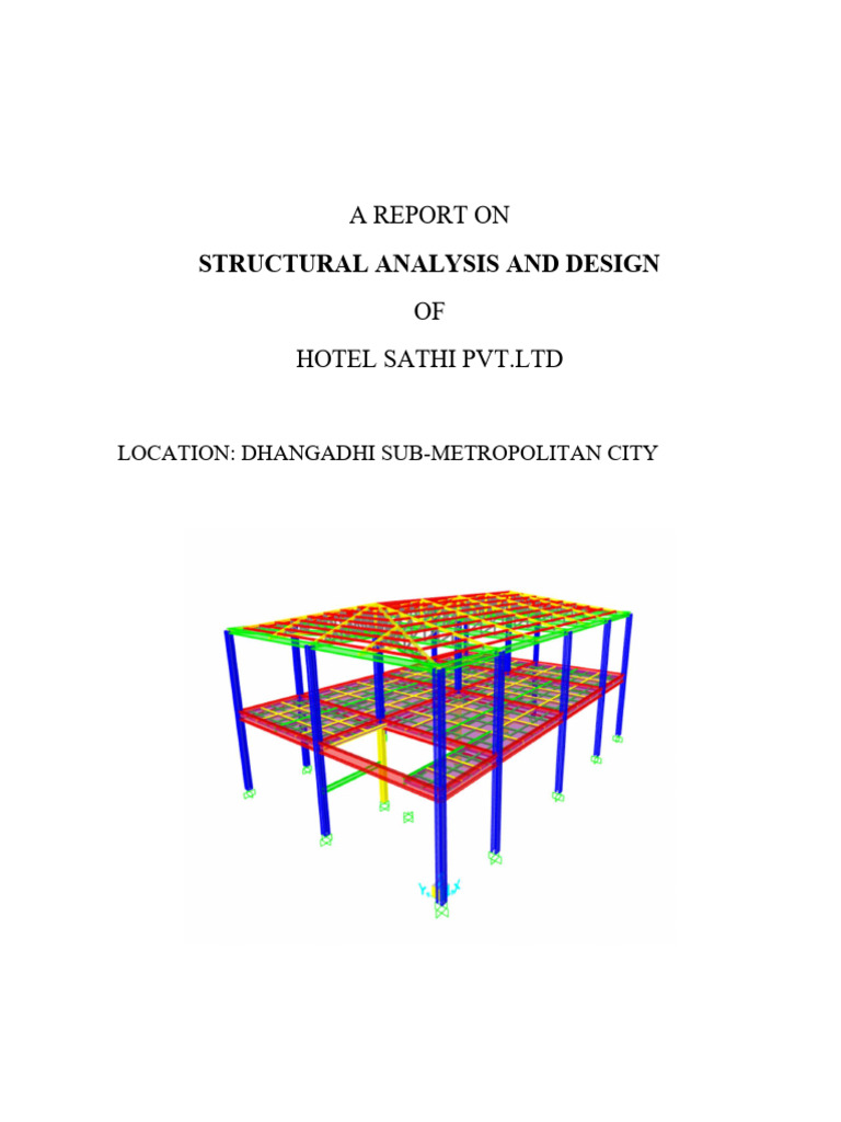 Hotel Sathi Casiino Structural Report | PDF | Structural Load | Beam ...