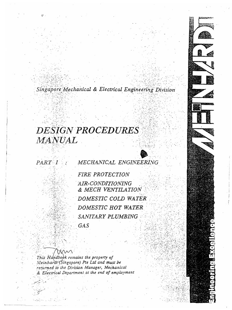 Design Procedures Manual Meinhardt | PDF | Occupational Safety And ...