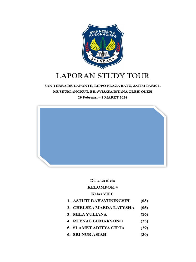 Laporan Study Tour | PDF