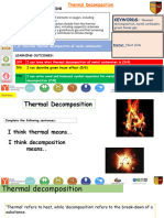 What Is Thermal Decomposition - BBC Bitesize | PDF | Oxide | Chemical ...