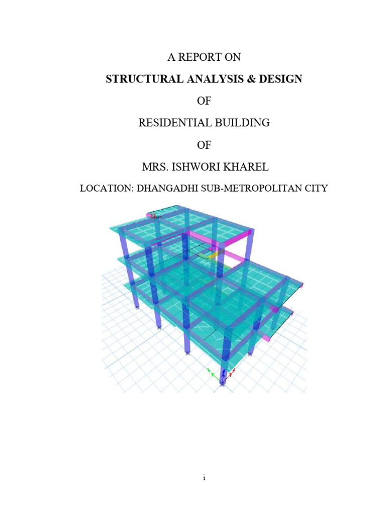 Ishwori Kharel Structural Report (Bipin Acharya) | PDF | Earthquake Engineering | Earthquakes