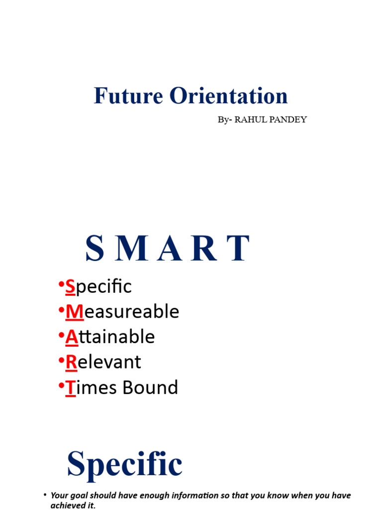 Future Orientation | PDF