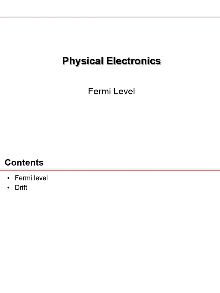 (2024) SD03 Fermi Level | PDF | Doping (Semiconductor) | Physics