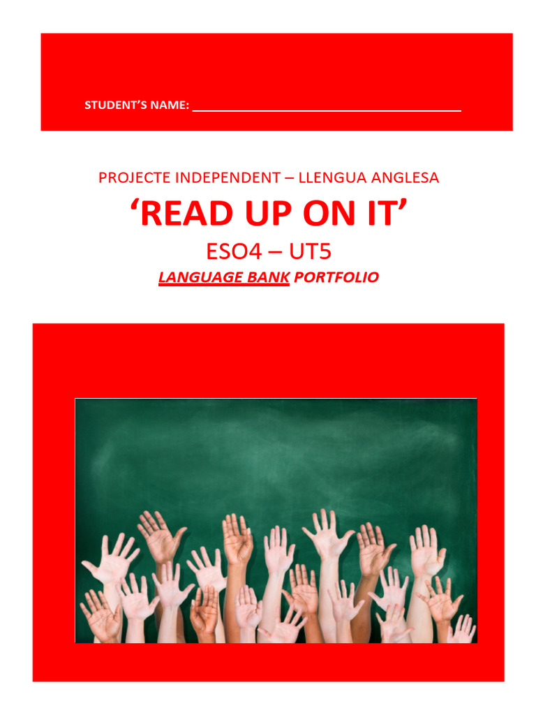 ESO4 English UT5 Language Bank (Students) | PDF | English Language | Vocabulary