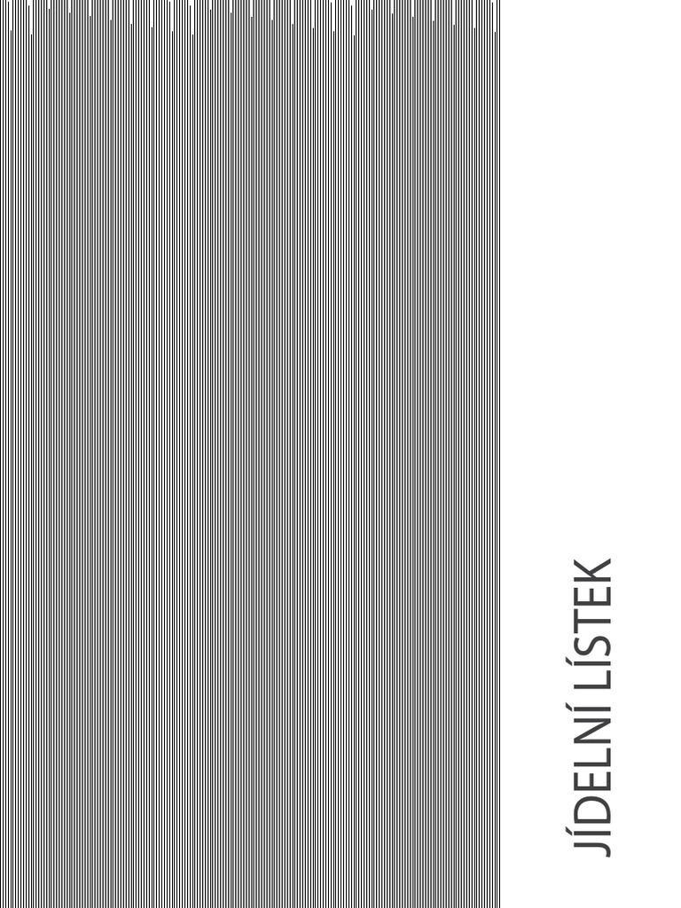 Jidelni Listek | PDF