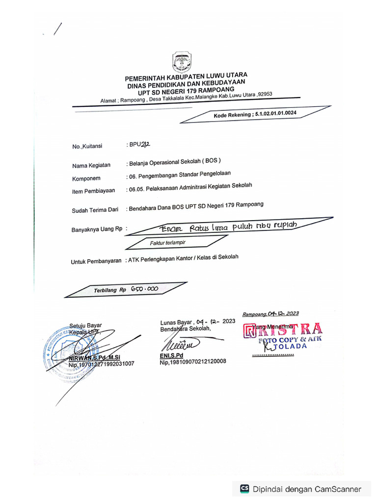 SPJ Bulan Desember 2023 Tahap. 2 | PDF