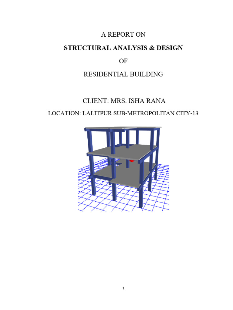 Isha Rana Structural Report | PDF | Earthquake Engineering | Structural Load