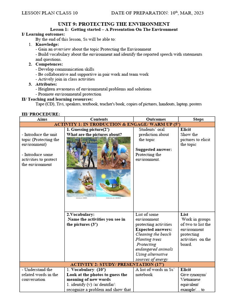 TIẾT 84-UNIT 9-GETTING STARTED | PDF | Vocabulary | Learning