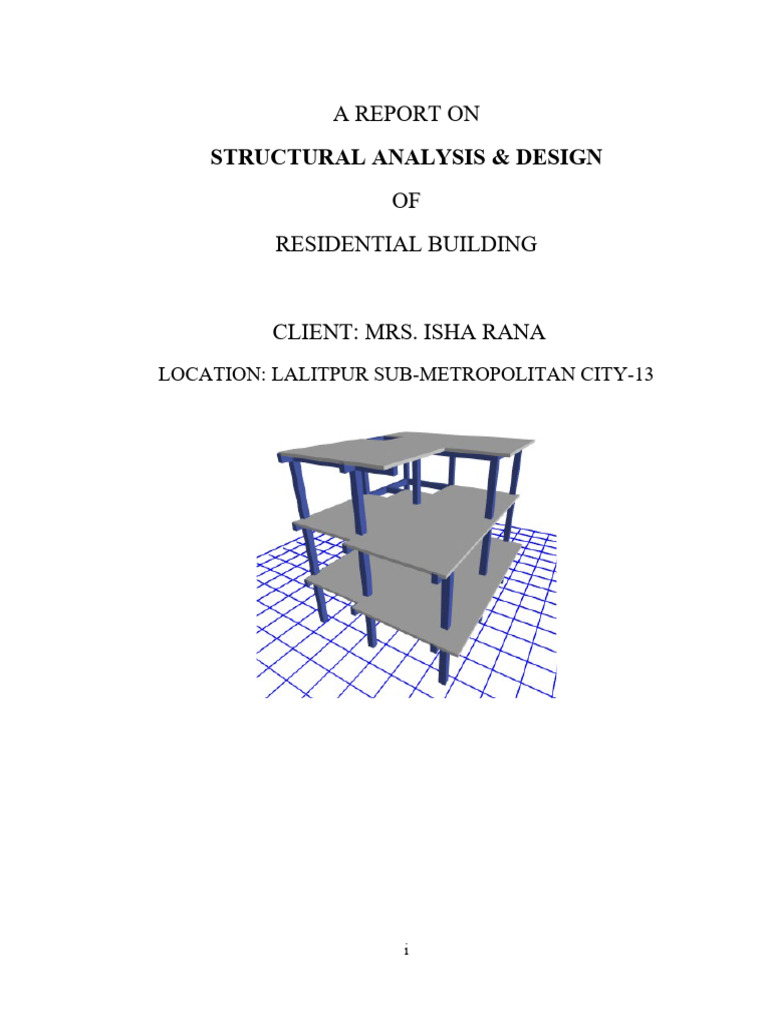 Isha Rana Structural Report | PDF | Earthquake Engineering | Earthquakes