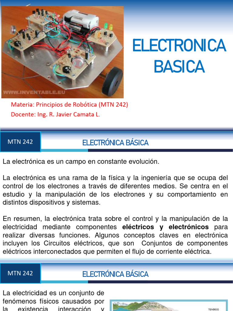 Electronica Basica | PDF | Electricidad | Red eléctrica