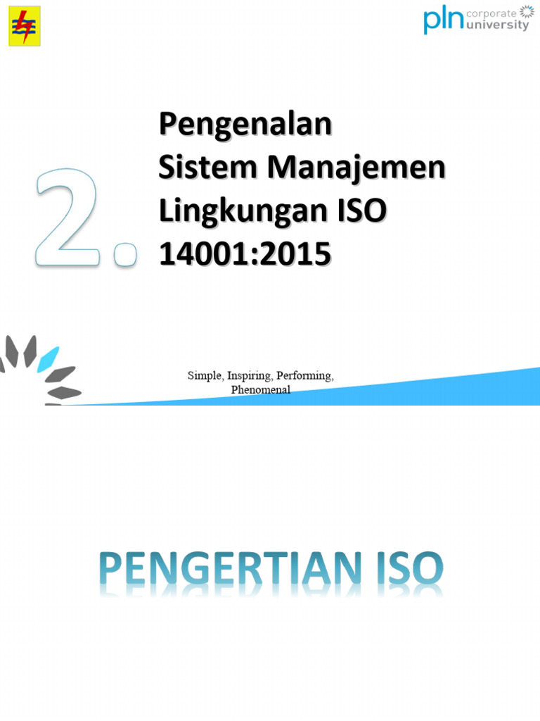 Materi Tayang Pengenalan SML SNI ISO 14001-2015 | PDF | Bisnis | Pengelolaan Keuangan & Uang